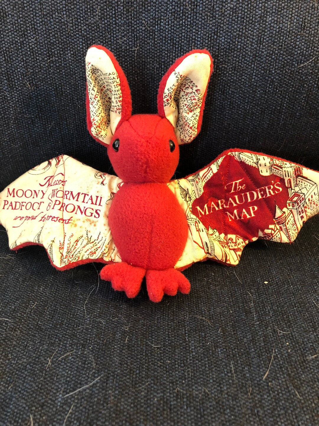 1970s Wizards Map Plush Bat - Etsy