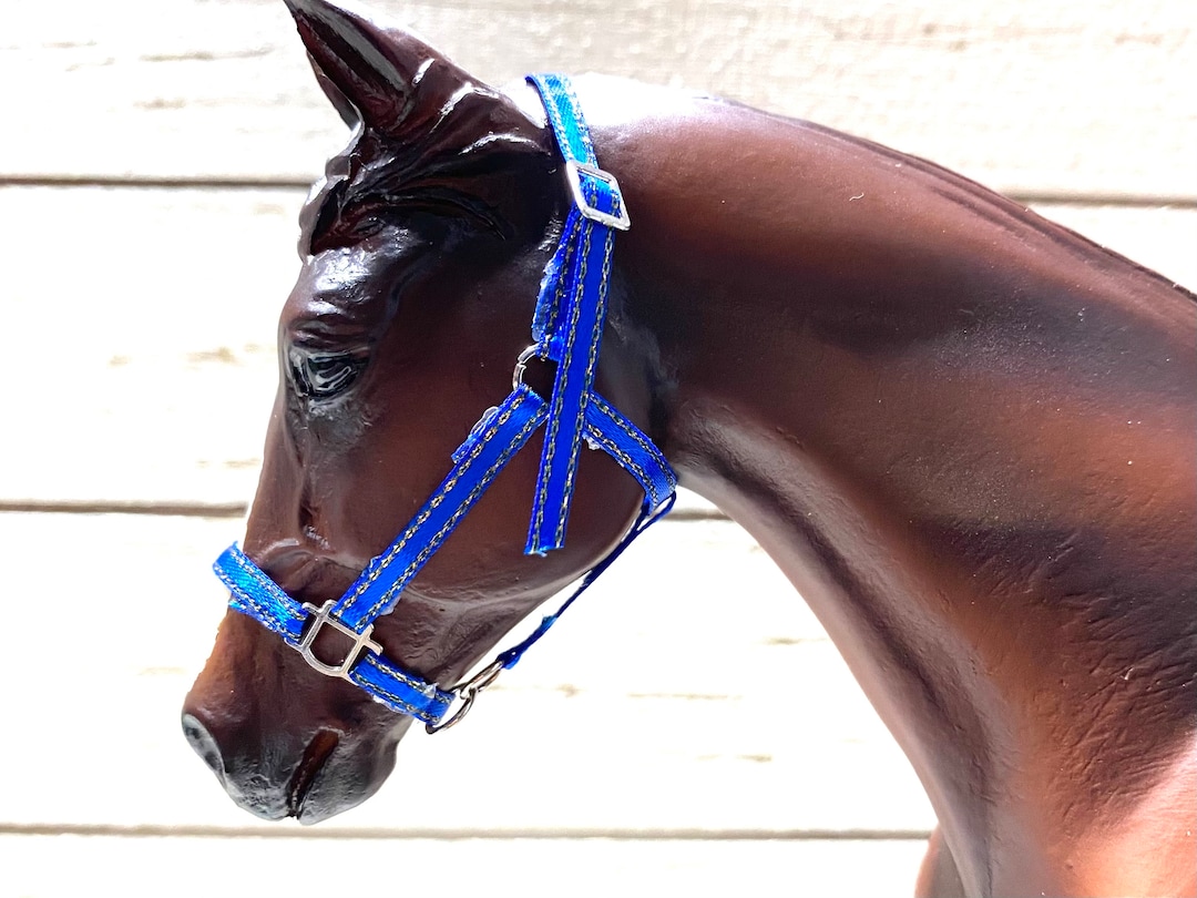 Shiny Metallic Breyer Horse Fancy Halter for 1:9 Scale Model Horse ...