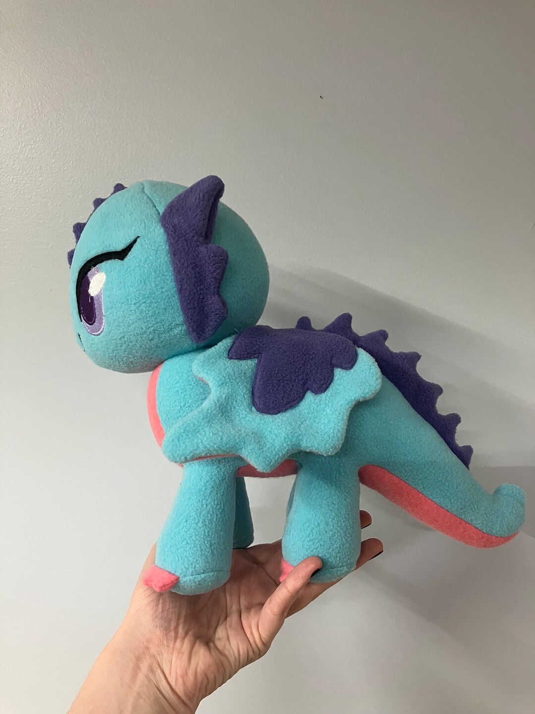 10 Inch Tall Plush Dragon Butterfly Themed Soft Plush - Etsy