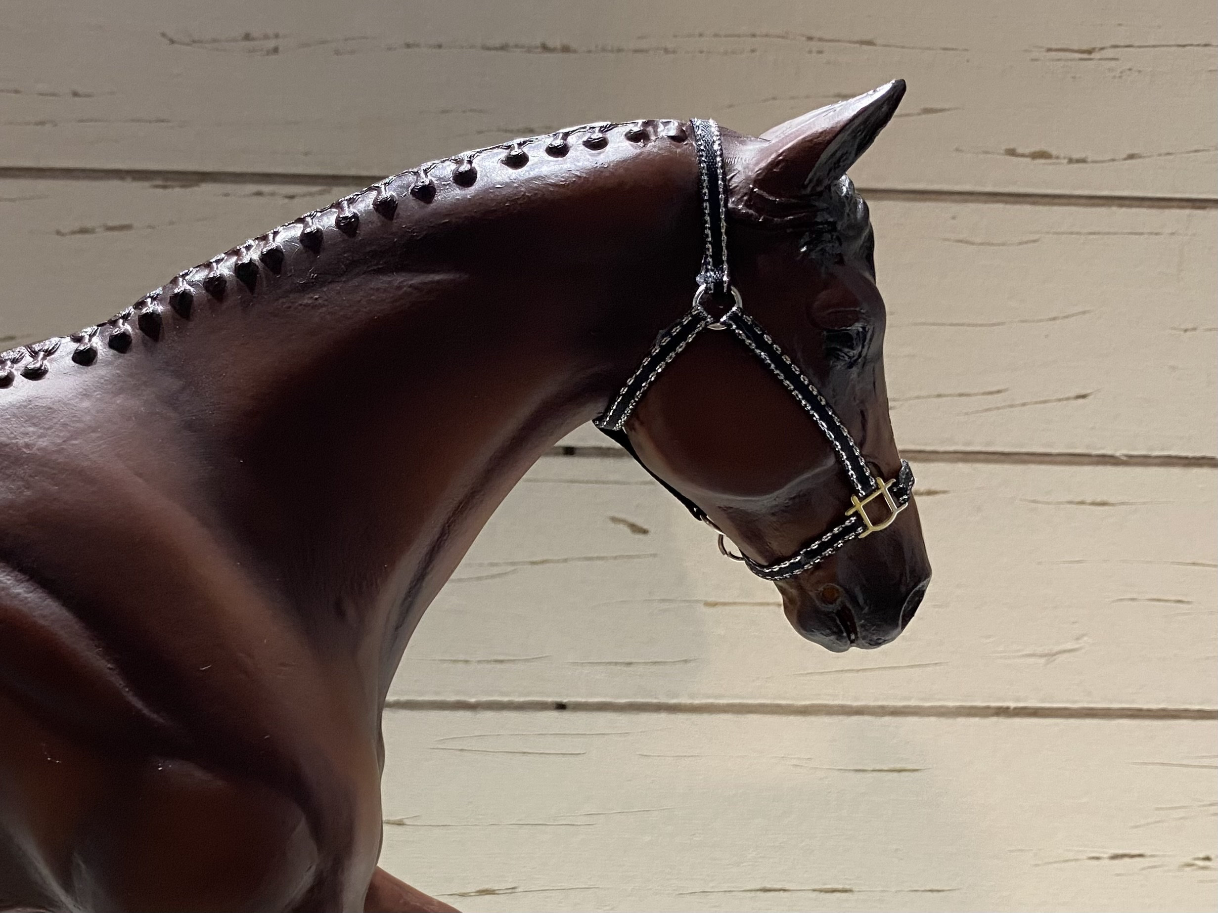Shiny Metallic Breyer Horse Fancy Halter for 1:9 Scale Model Horse ...