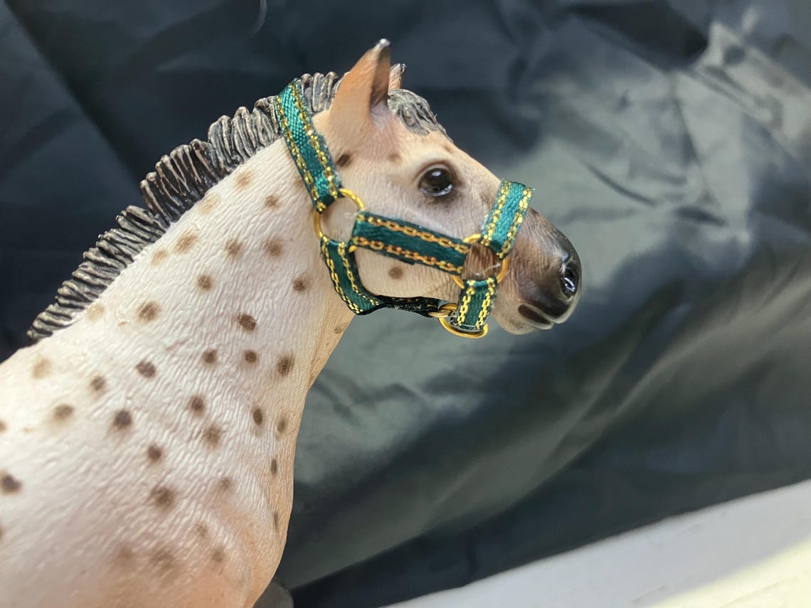 Shiny Metallic Schleich Horse Halter for 1:24 Scale Model Horse ...
