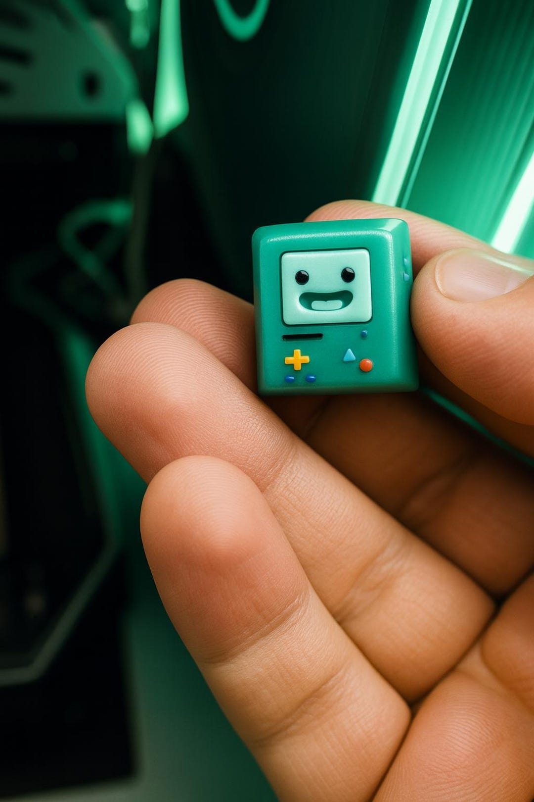 BMO Keycap for Mechanical Keyboards – Handmade Resin Artisan Keycap ...
