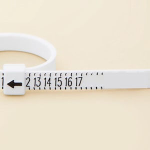 Reusable Ring Sizer With Magnifier Loop - Adjustable US Ring Size Tool ...