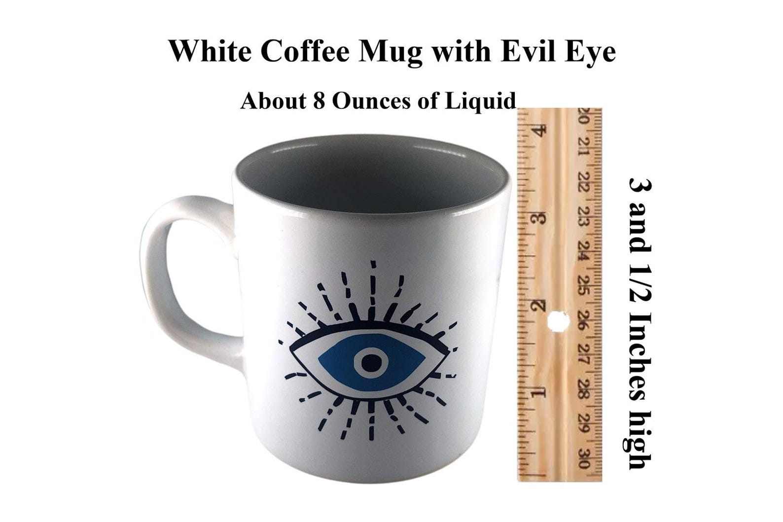 Handmade Ceramic Mug, Evil Eye Mug, Coffee Cup, Tea Mugg, Cofee, Idea ...
