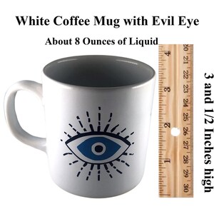 Handmade Ceramic Mug, Evil Eye Mug, Coffee Cup, Tea Mugg, Cofee, Idea ...