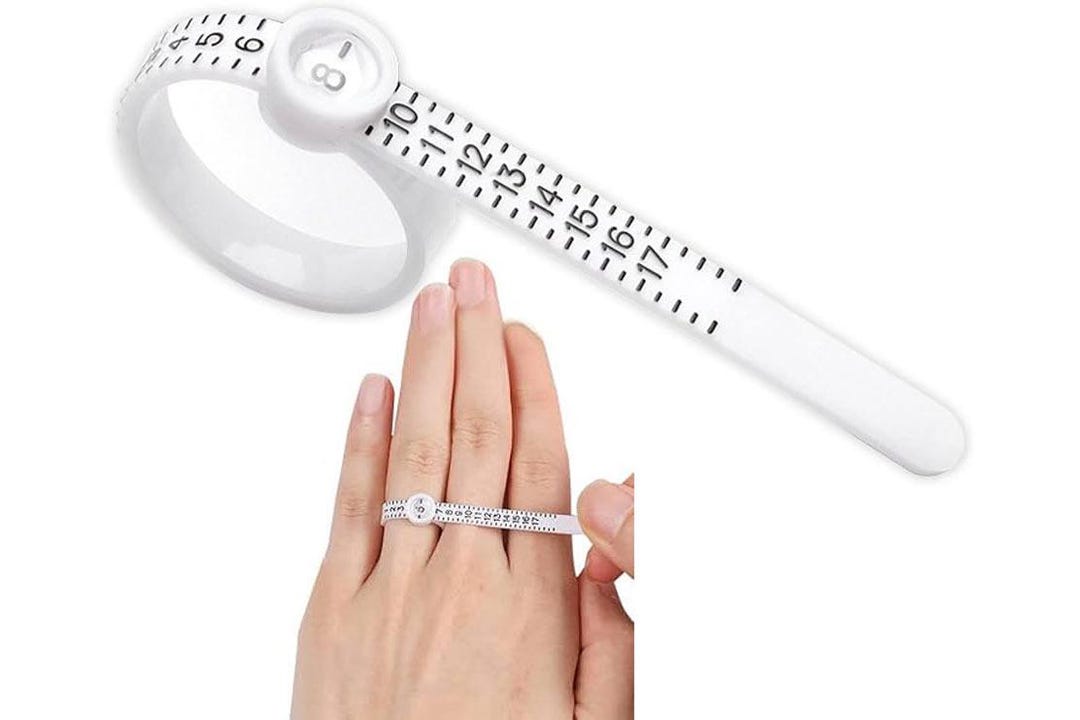 Reusable Ring Sizer With Magnifier Loop - Adjustable US Ring Size Tool ...
