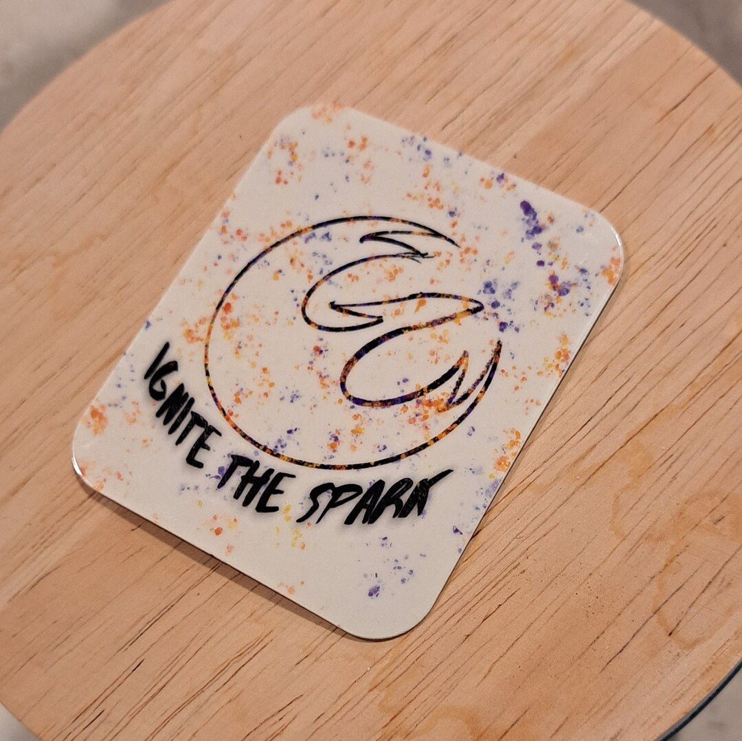 Ignite the Spark Graffiti Transparent Sticker - Etsy