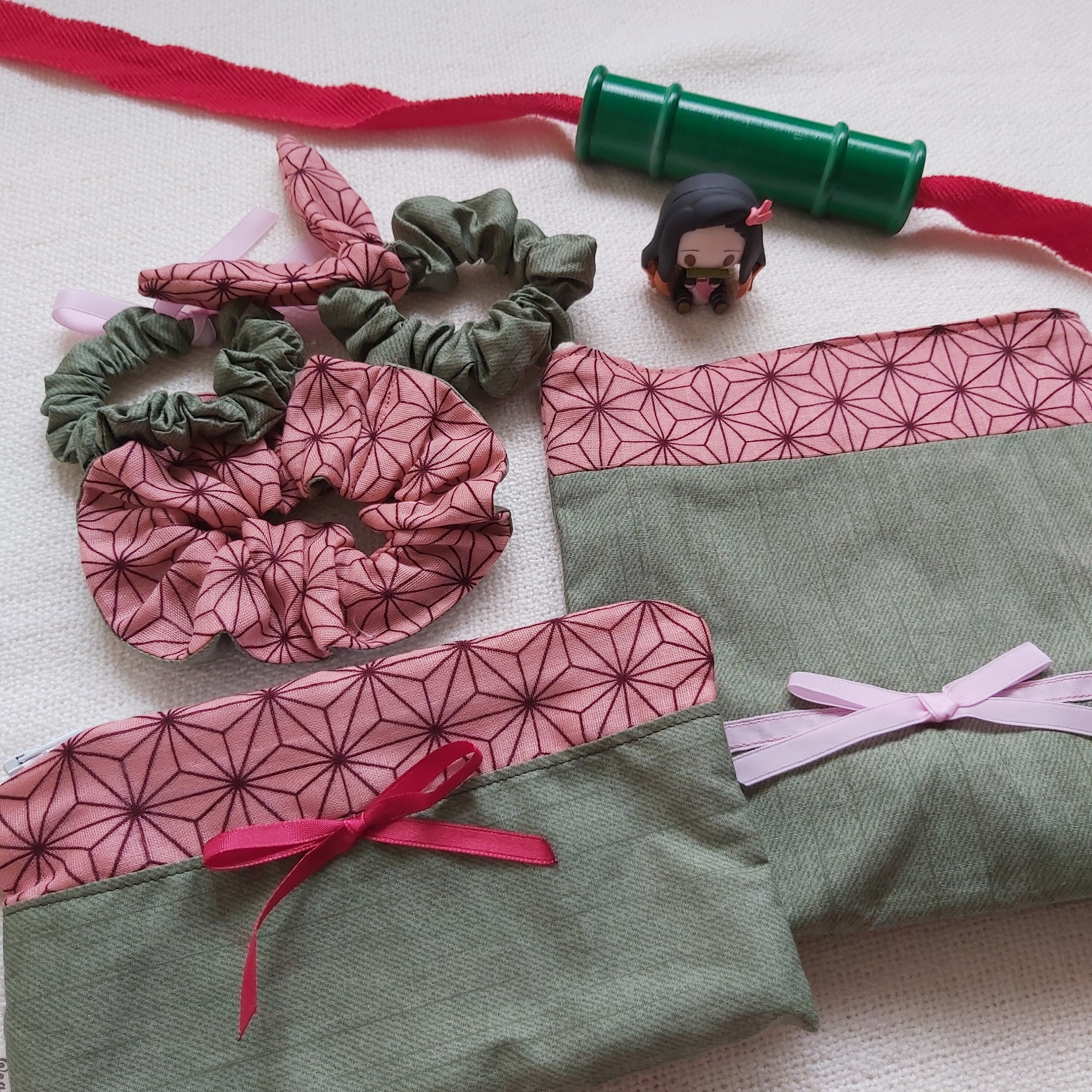 Demon Slayer Collection - Nezuko Bamboo Pouch (2 Designs) - Etsy