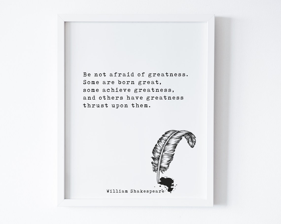 William Shakespeare , Book Quotes, Wall Art, Home Decor, Inspiring ...