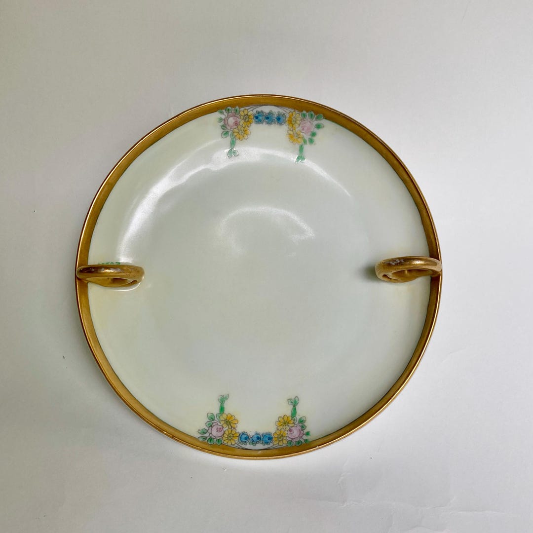 HC Royal Bavaria Hand Painted Artist Signed Dish With Gilded Rim - Etsy