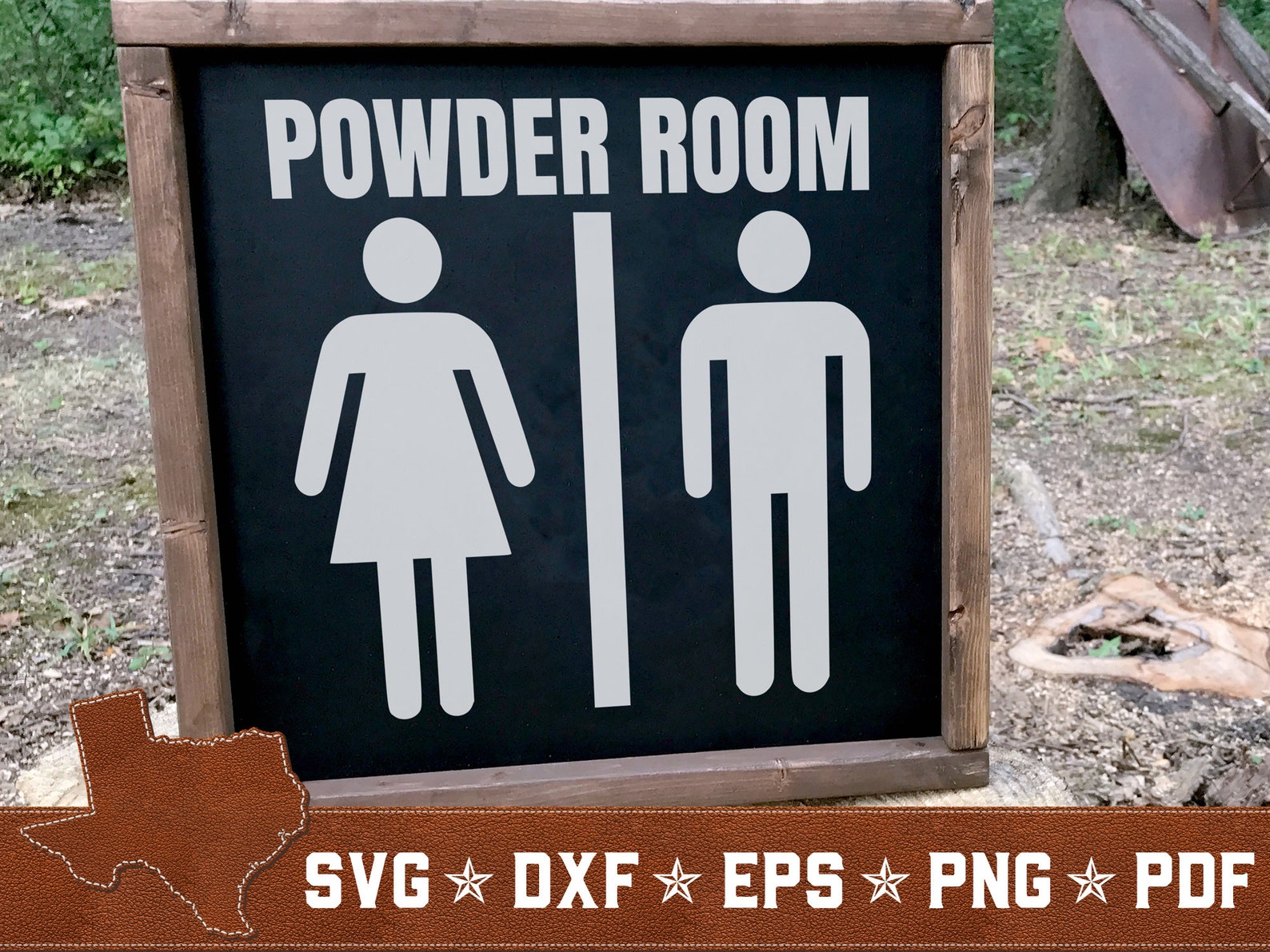 Bathroom Sign SVG Bundle Restroom SVG Powder Room SVG Loo - Etsy