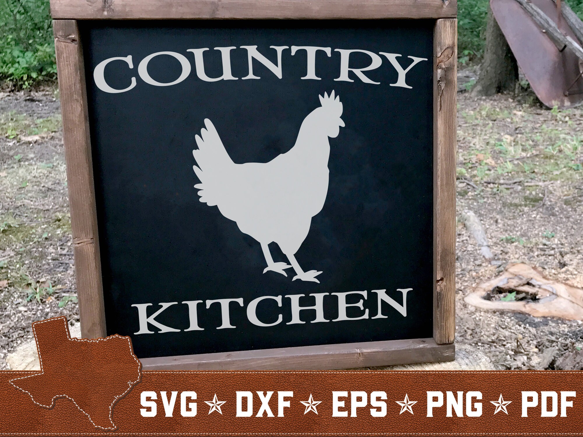 Country Kitchen SVG Kitchen Svg Chicken Svg Farmhouse Sign | Etsy