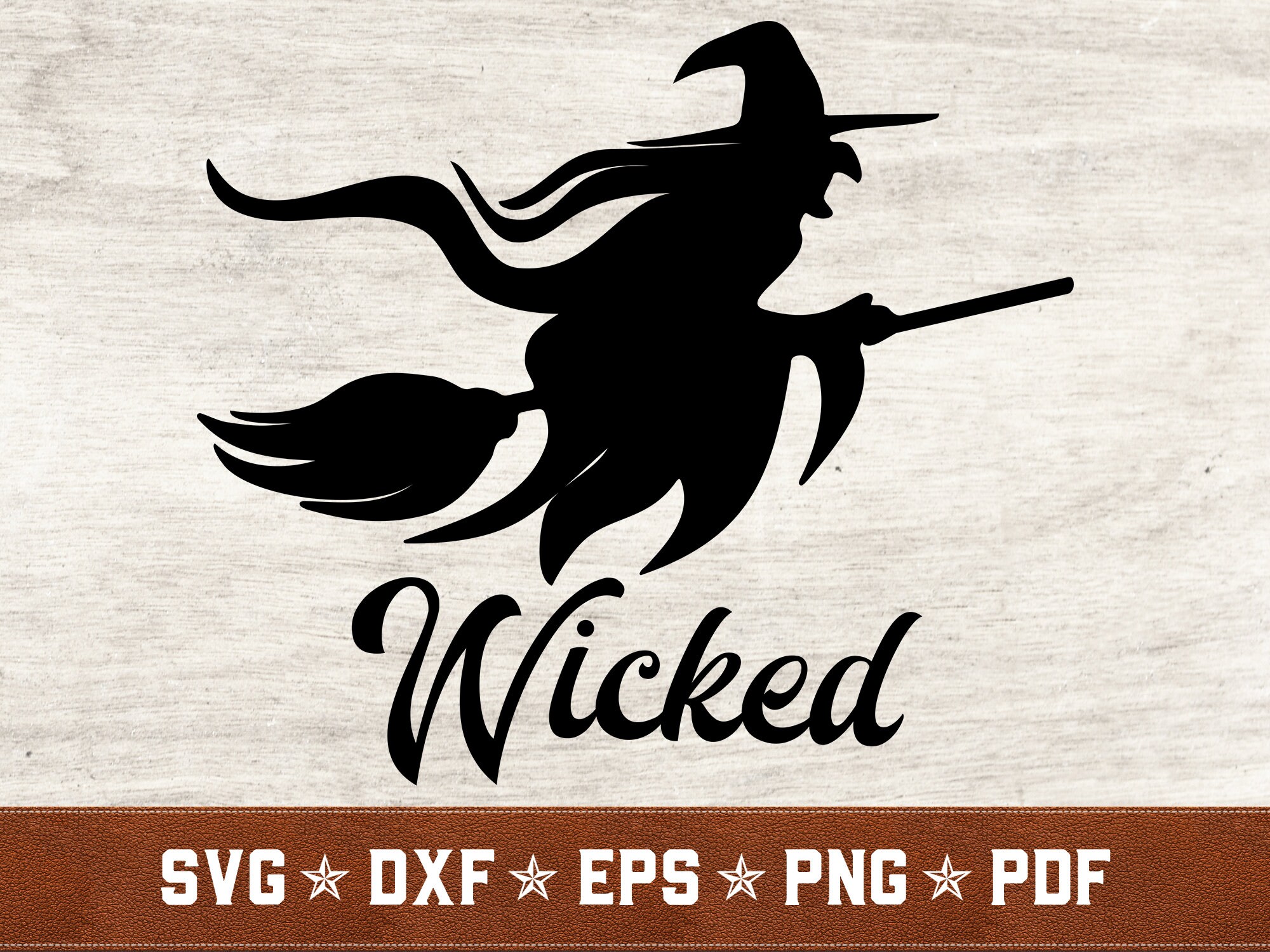 Wicked SVG Hexe Svg Halloween Svg Dxf Eps Png pdf Vektor | Etsy