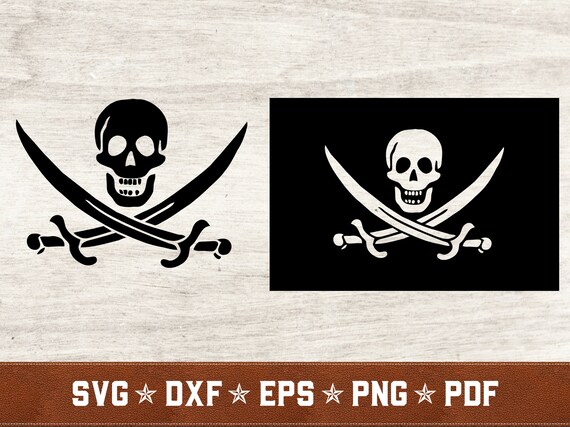 Calico Jack SVG Bundle Pirate Svg Dxf Eps Png Pdf Vector Cut - Etsy