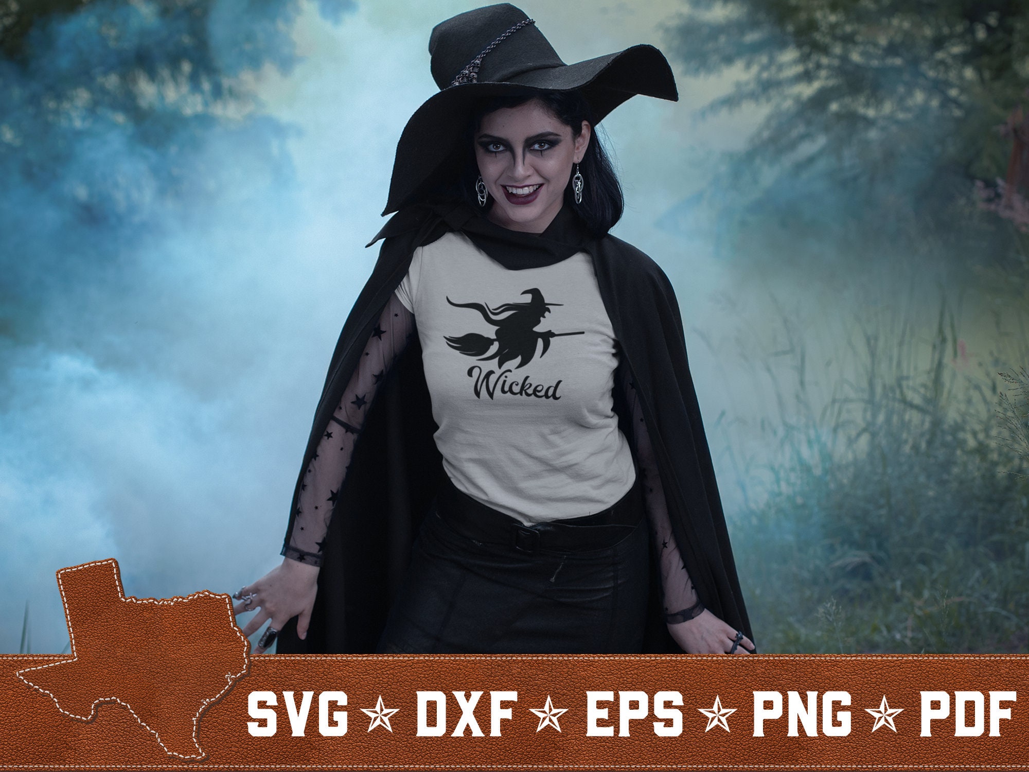 Wicked SVG Hexe Svg Halloween Svg Dxf Eps Png pdf Vektor | Etsy