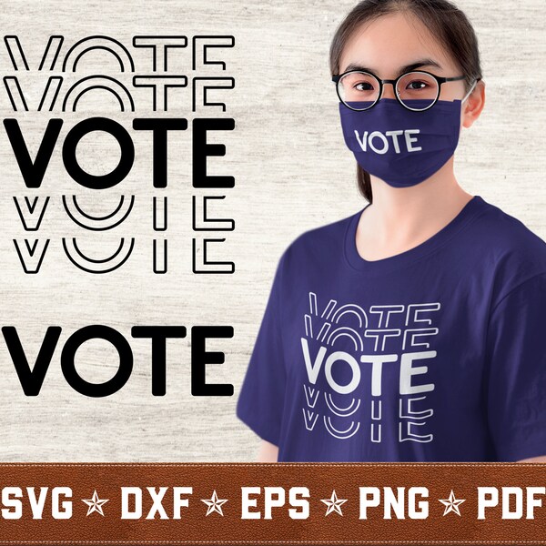 Vote Svg - Etsy