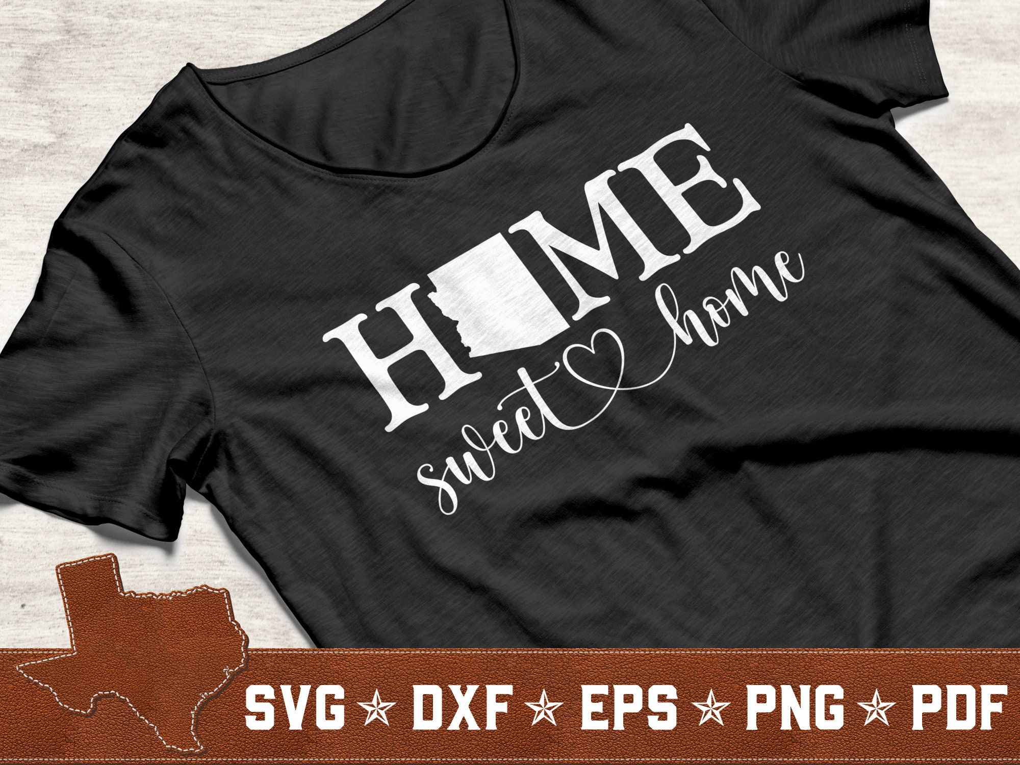 Arizona SVG | Arizona Home Sweet Home Svg Dxf Eps Png Pdf Vector Cut ...