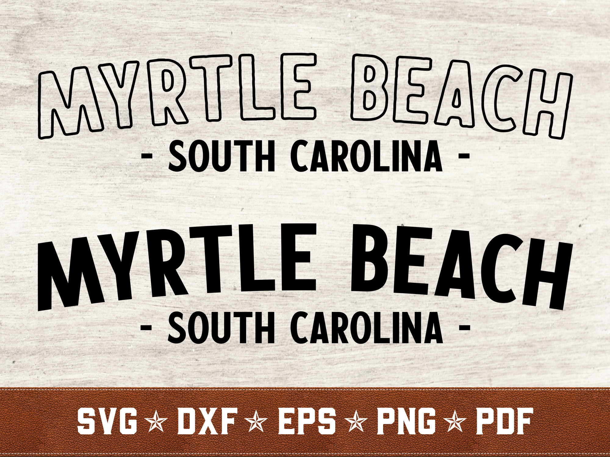 Myrtle Beach SVG Bundle South Carolina svg dxf eps png pdf | Etsy
