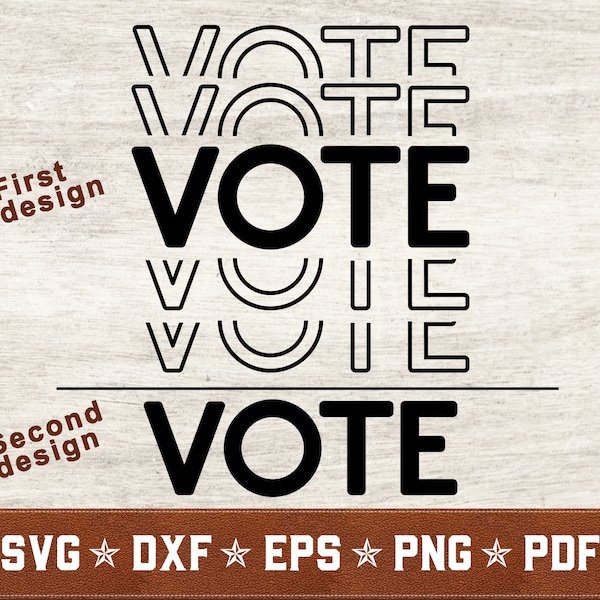 Vote Svg - Etsy