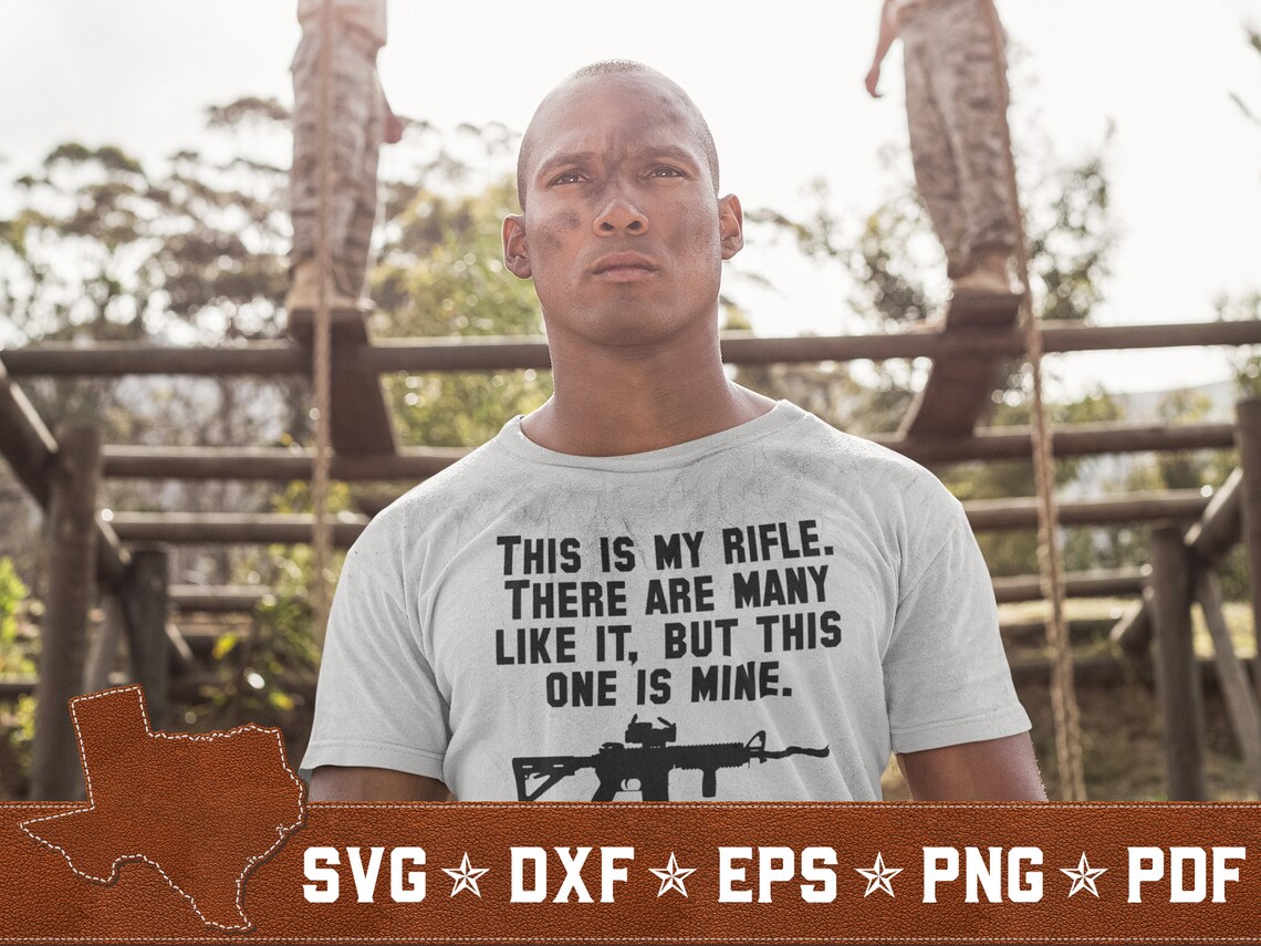 Rifleman's Creed SVG USMC Svg Marine Svg Dxf Eps Png Pdf - Etsy