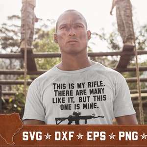 Rifleman's Creed SVG | USMC Svg Marine Svg Dxf Eps Png Pdf Vector Cut ...