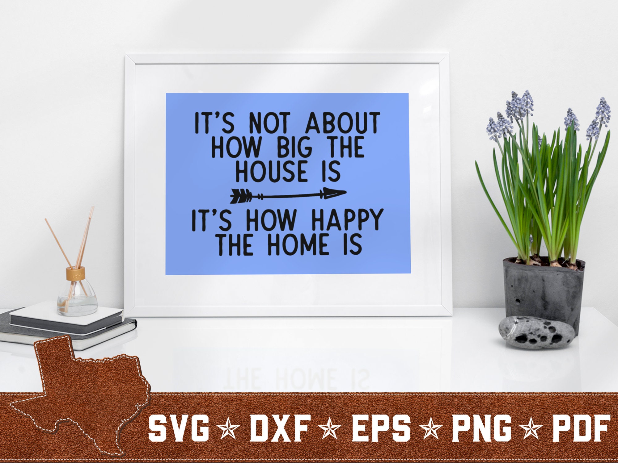 Happy Home SVG Home Svg Tiny House Svg Dxf Eps Png Pdf - Etsy