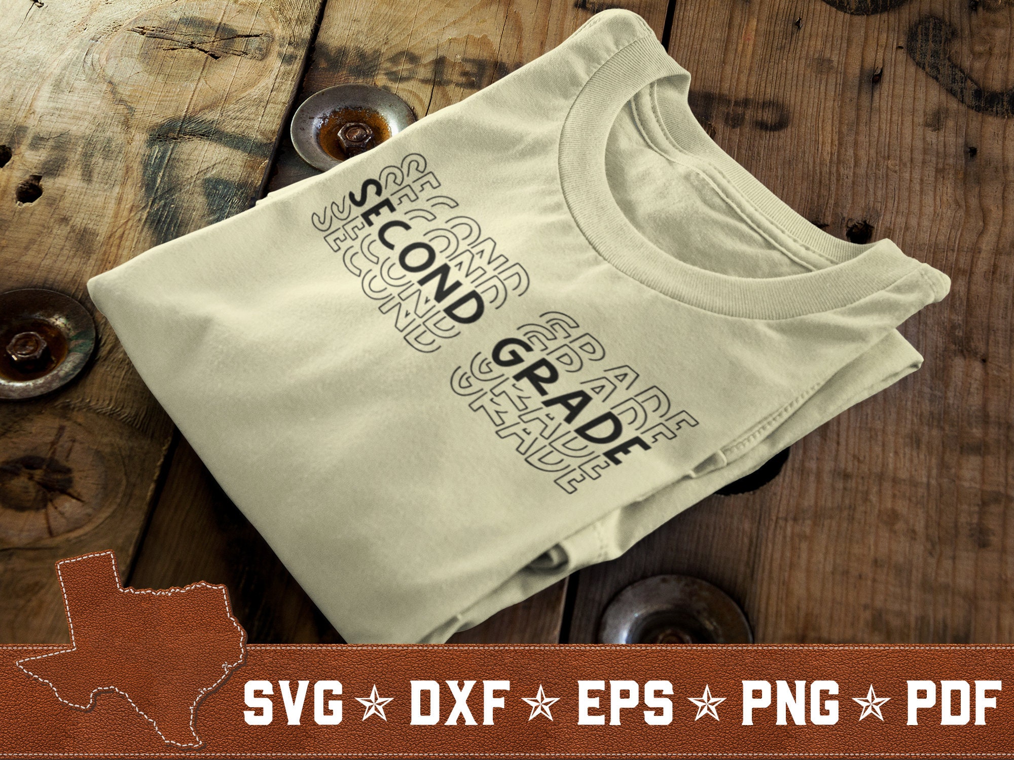 Second Grade SVG | 2nd Grade Svg Dxf Eps Png Pdf Vector Cut Files for ...