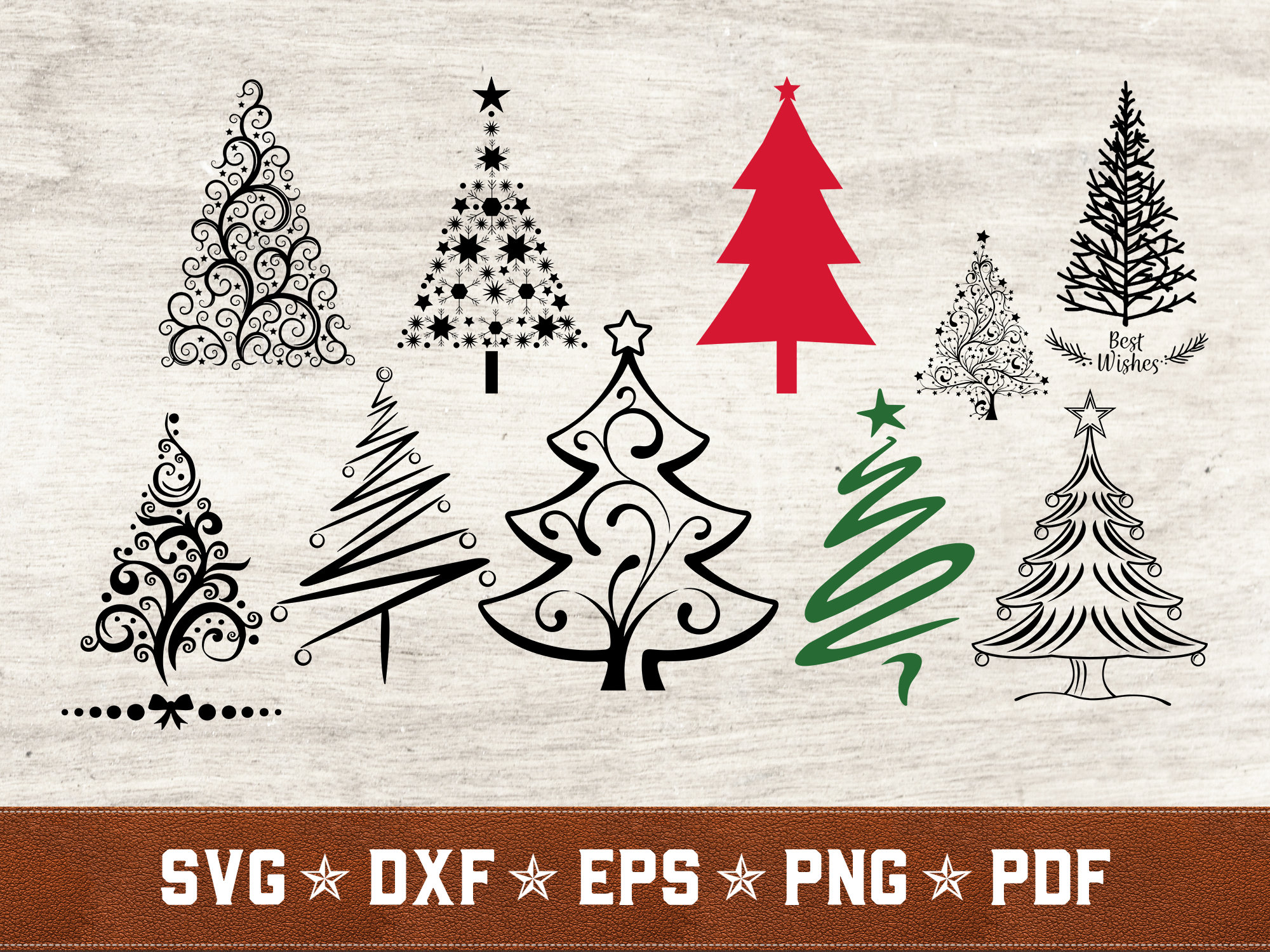 Christmas Tree SVG Bundle Christmas Bundle Svg Holiday Svg - Etsy