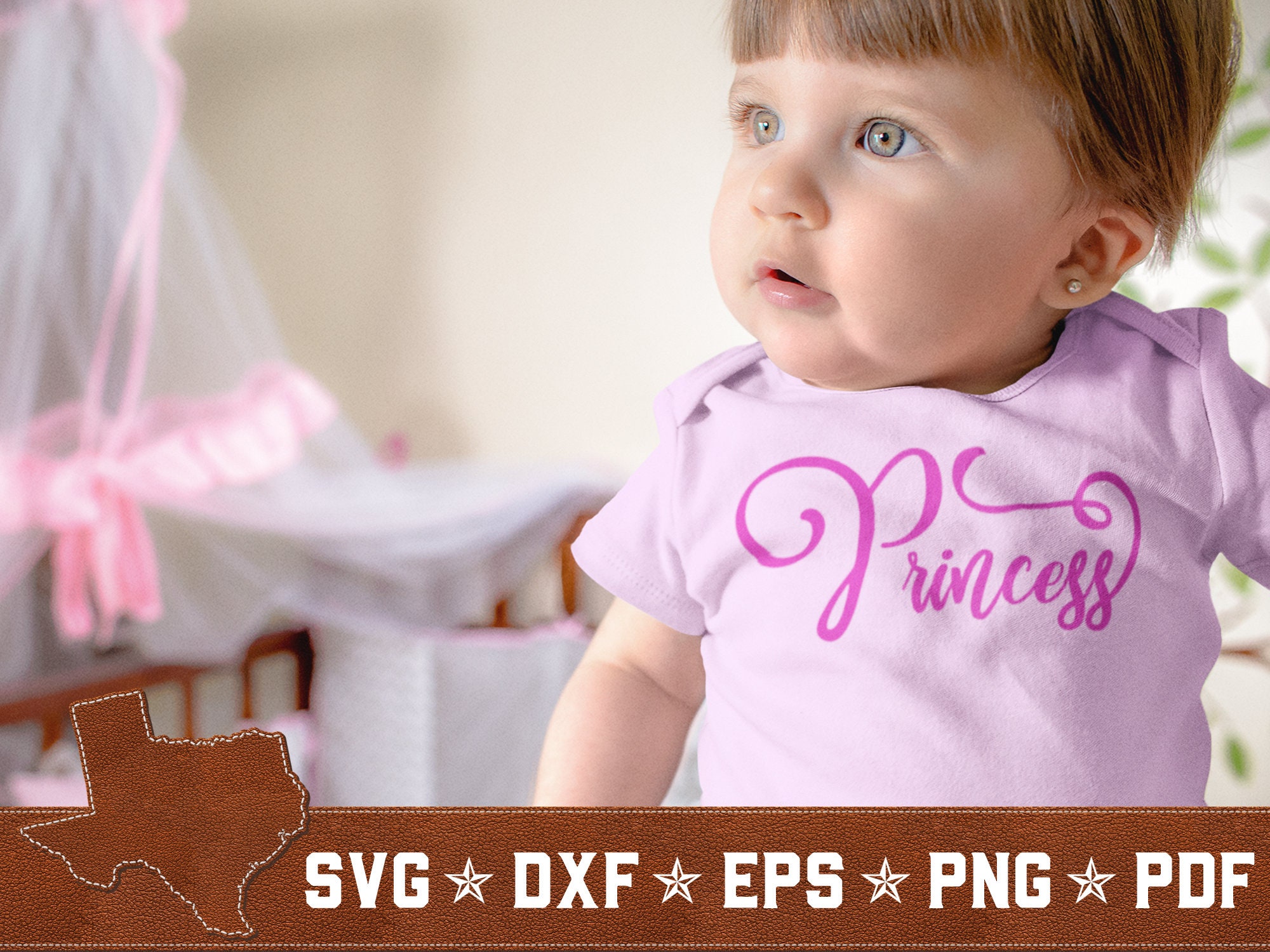 Princess SVG Girl Svg Cute Svg Dxf Eps Png Pdf Vector Cut - Etsy
