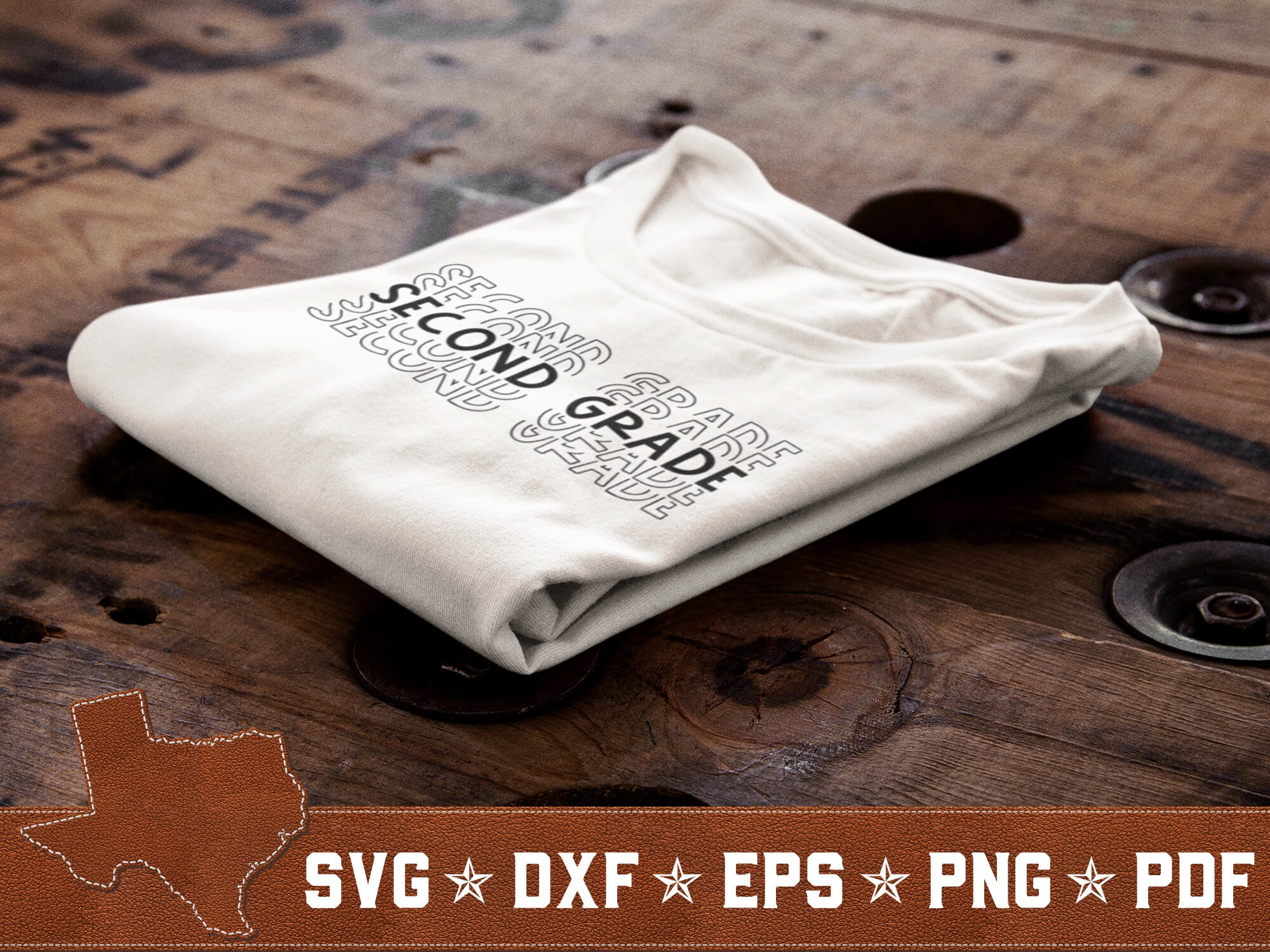 Second Grade SVG | 2nd Grade Svg Dxf Eps Png Pdf Vector Cut Files for ...