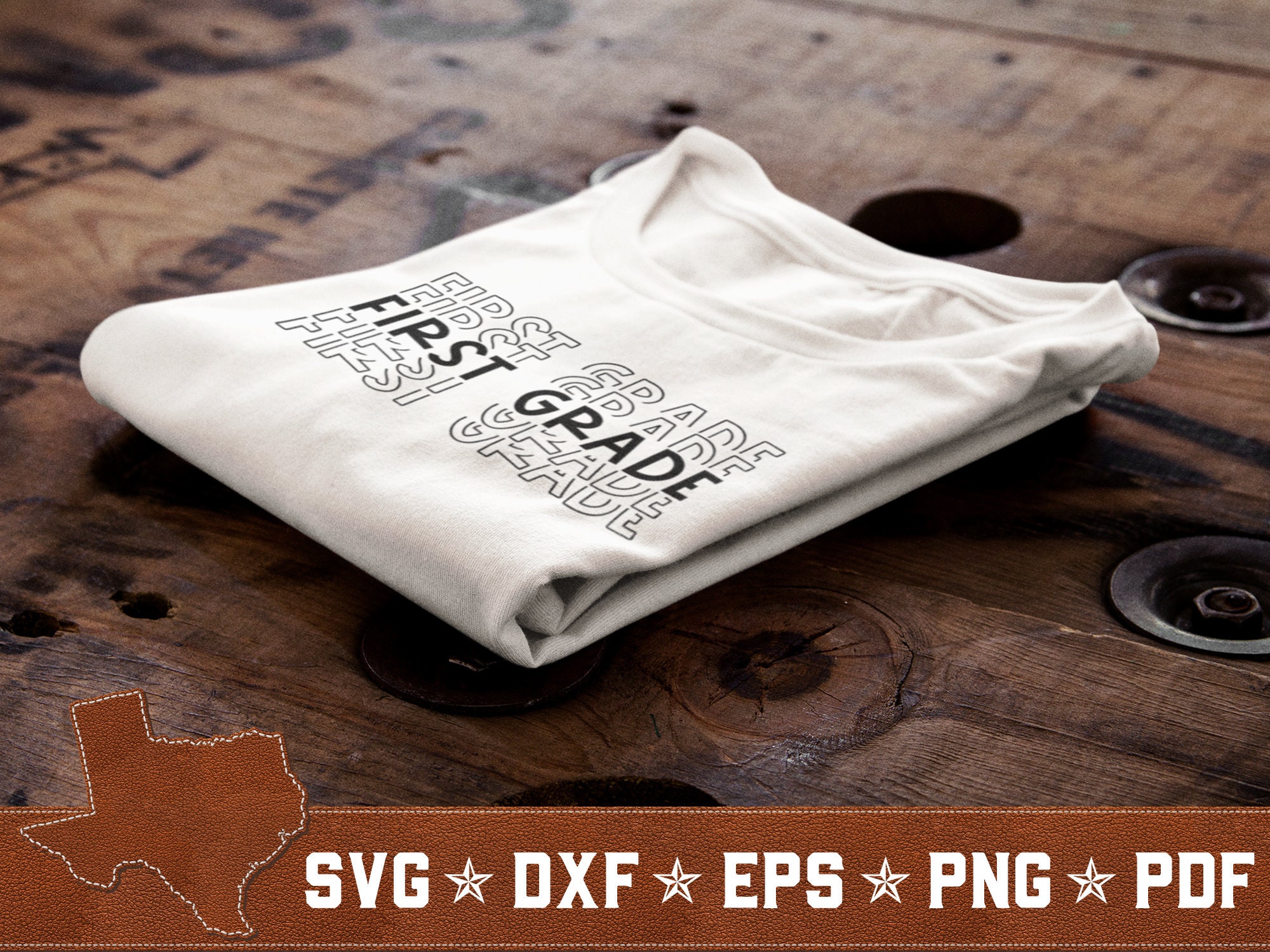 First Grade SVG 1st Grade Svg Dxf Eps Png Pdf Vector Cut | Etsy