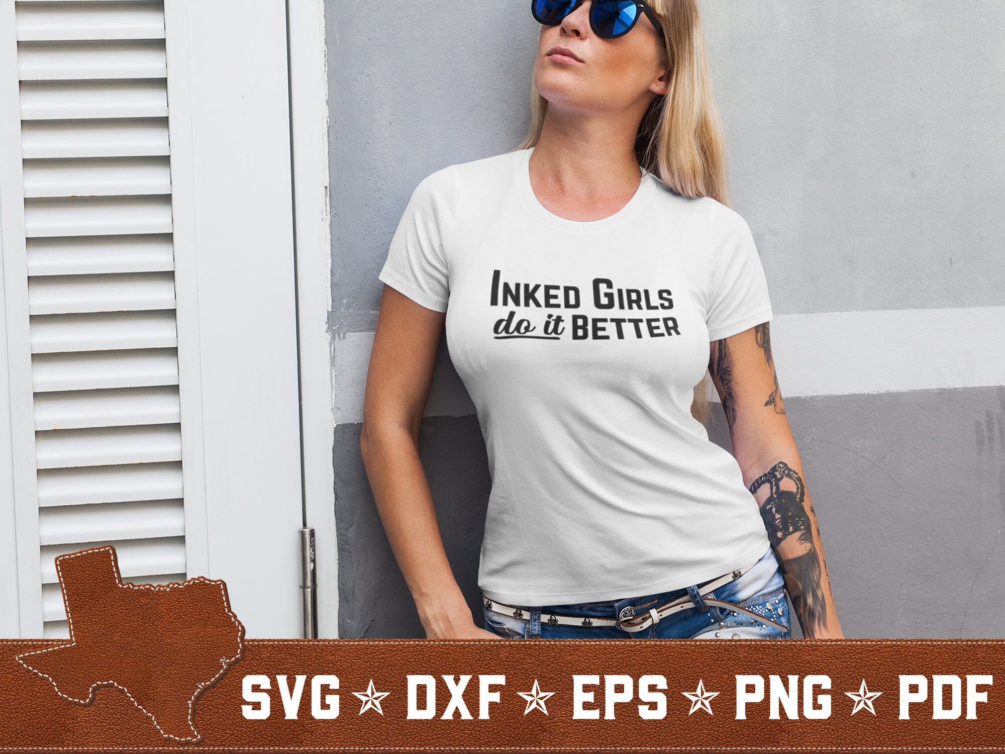 Inked Girls Do It Better SVG Tattoo Svg Dxf Eps Png Pdf | Etsy