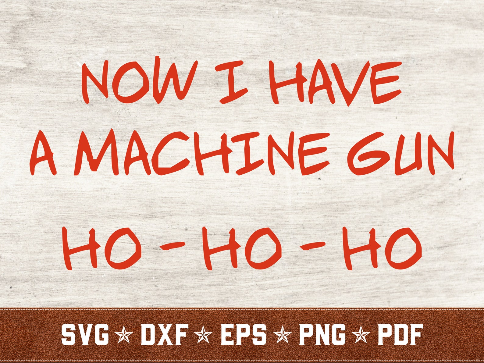 Now I Have a Machine Gun Ho Ho Ho SVG Christmas Svg Die Hard - Etsy Canada
