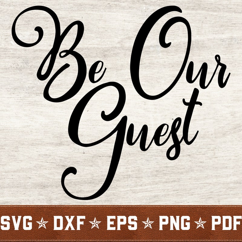 Be Our Guest - Etsy