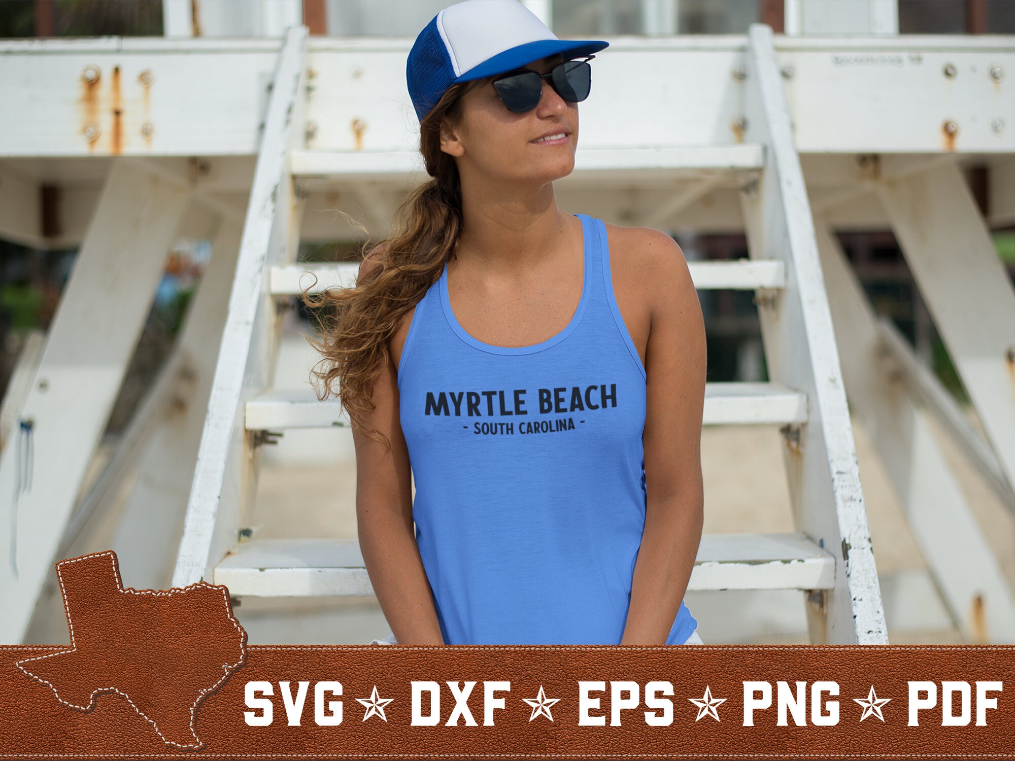 Myrtle Beach SVG Bundle South Carolina svg dxf eps png pdf | Etsy