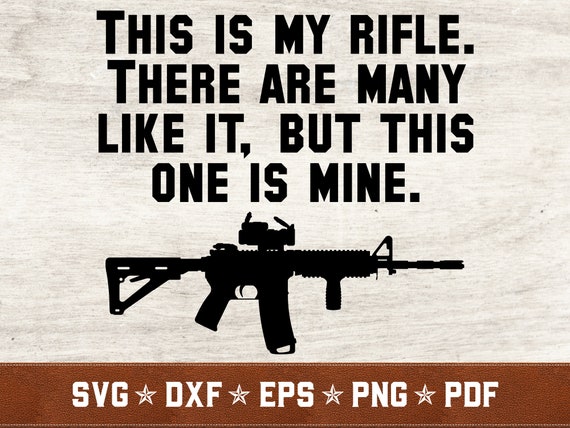 Rifleman's Creed SVG USMC Svg Marine Svg Dxf Eps Png Pdf - Etsy