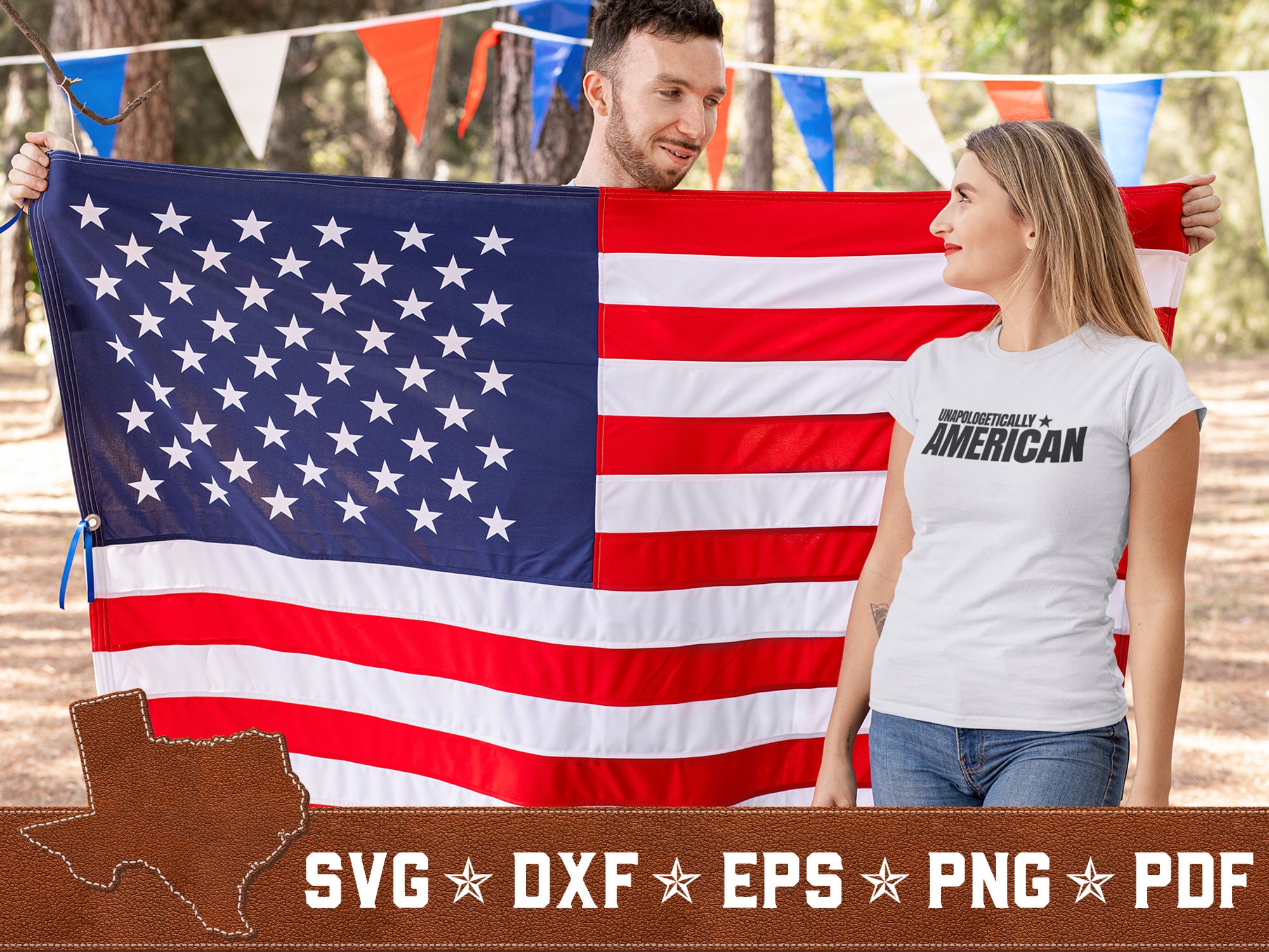 Unapologetically American SVG USA Svg Dxf Eps Png Pdf Vector - Etsy