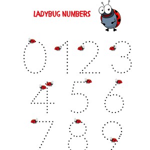 Dot to Dot Number Printables for Children Animal Theme - Etsy