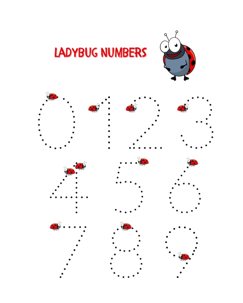 Dot to Dot Number Printables for Children Animal Theme - Etsy