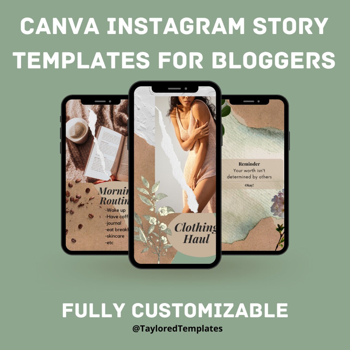 20 Canva Instagram Story Templates | Instagram Story Templates for ...