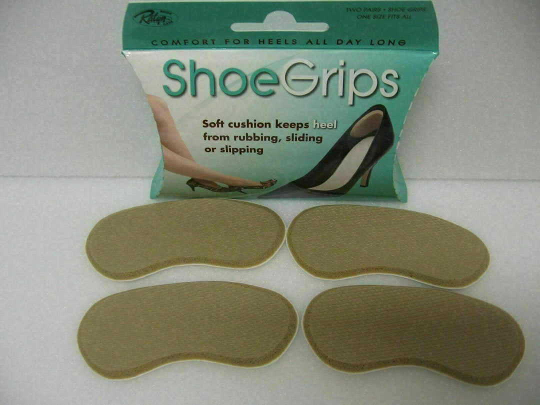 Heel Grippers Rubber Shoe Grips Self Adhesive 2 Pair Pack Free Shipping ...