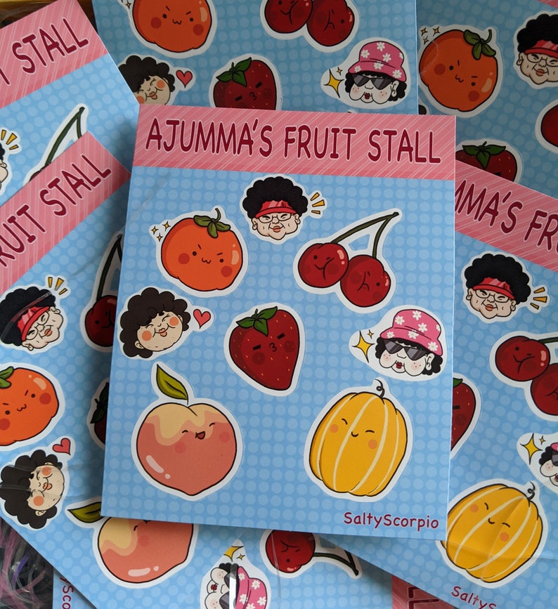 Ajumma’s Fruit Stall - Etsy