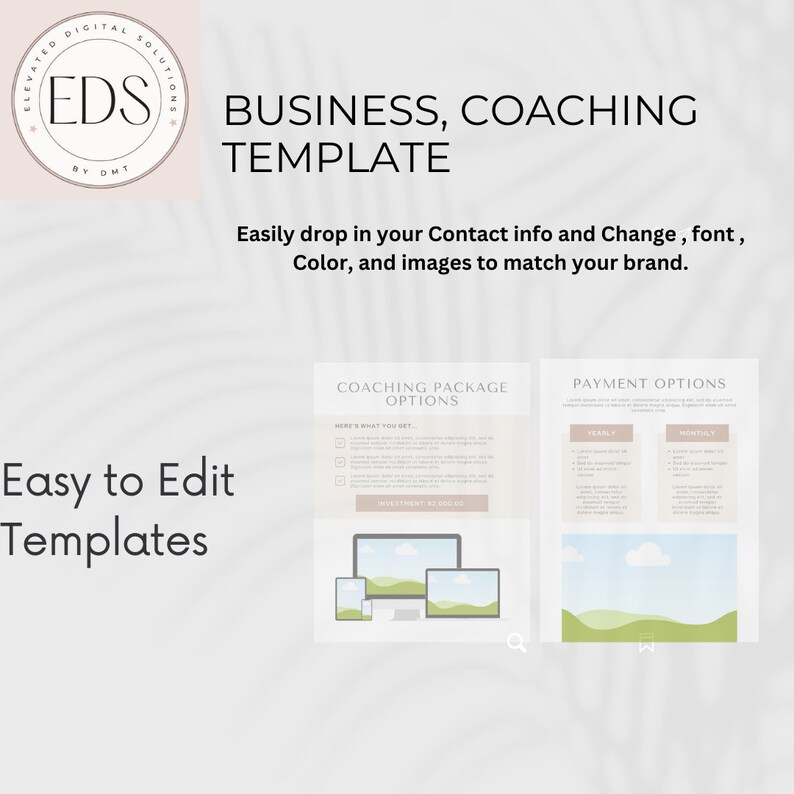 Passive Income Coach Program Template-your All-in-one Solution for ...