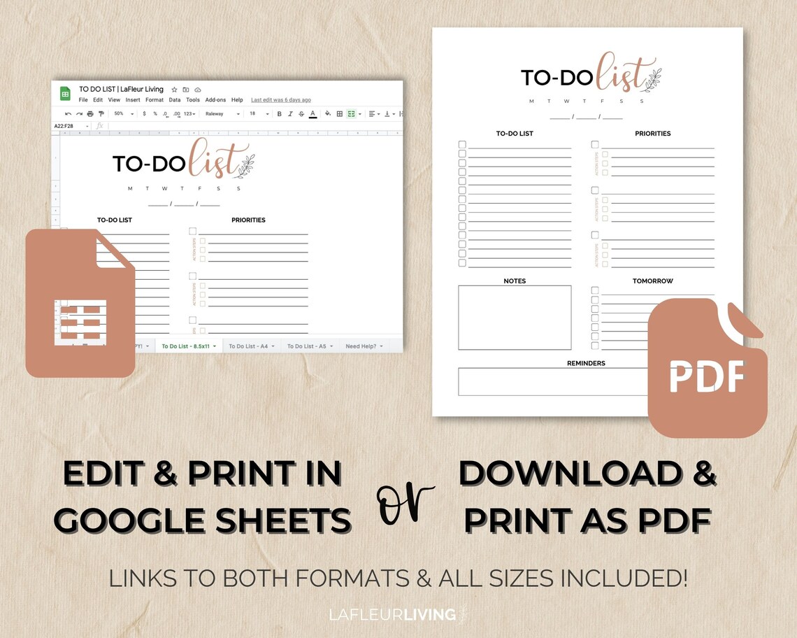 Cute to do list template google docs - primedenis