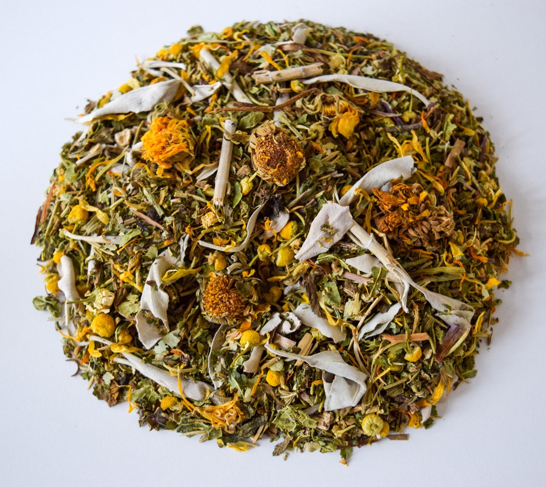 Tummy Foraging Mix | Organic Blend of Flowers, Herbs, & Roots | Mimics ...