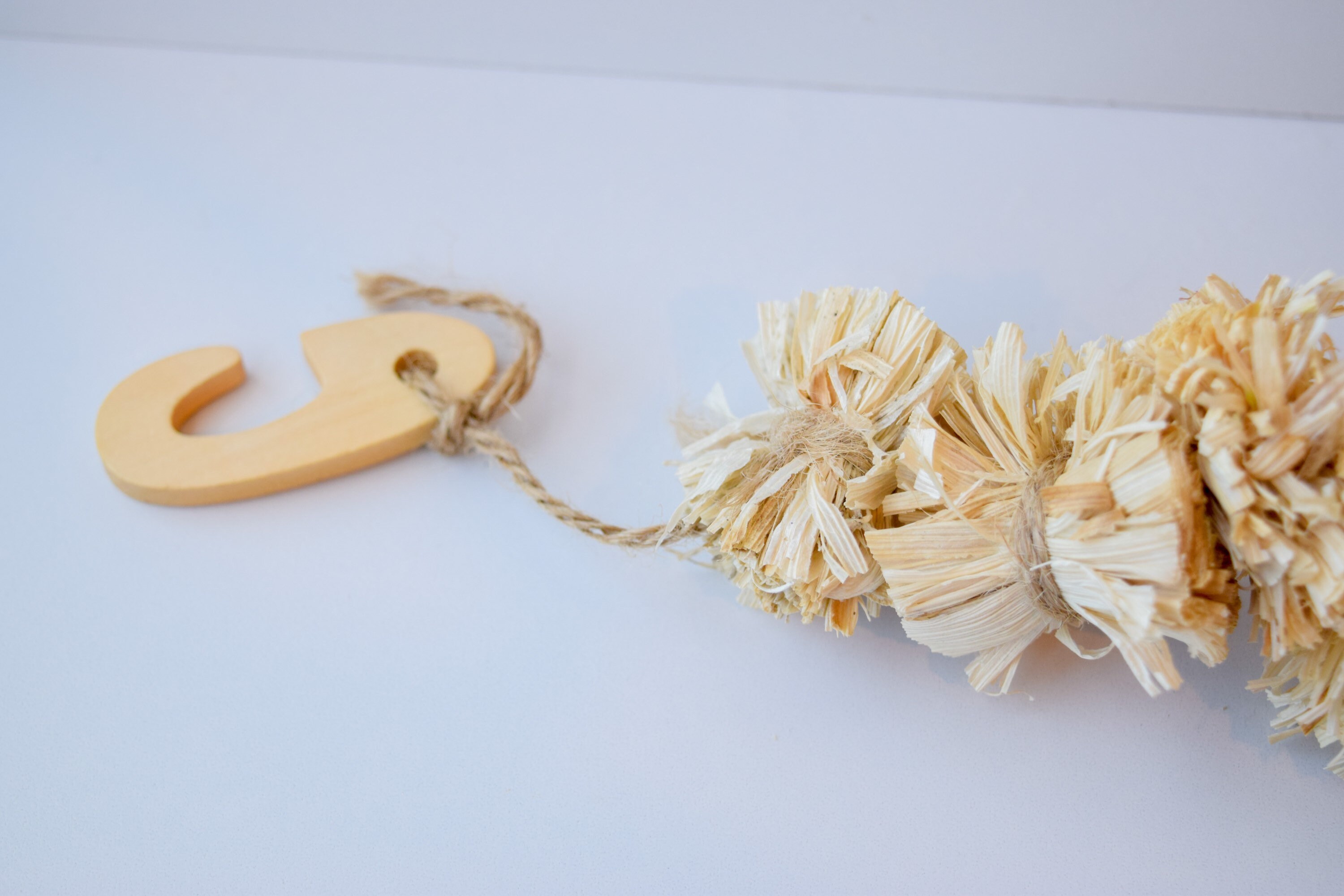 Corn Husk Hang Toy | Natural, Safe, Non-toxic, Handmade Chew Toy for ...