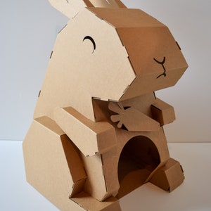 Gideon’s Hideout | Cardboard House for Rabbits | Hideout and Chew! - Etsy