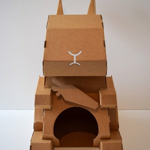 Gideon’s Hideout | Cardboard House for Rabbits | Hideout and Chew! - Etsy