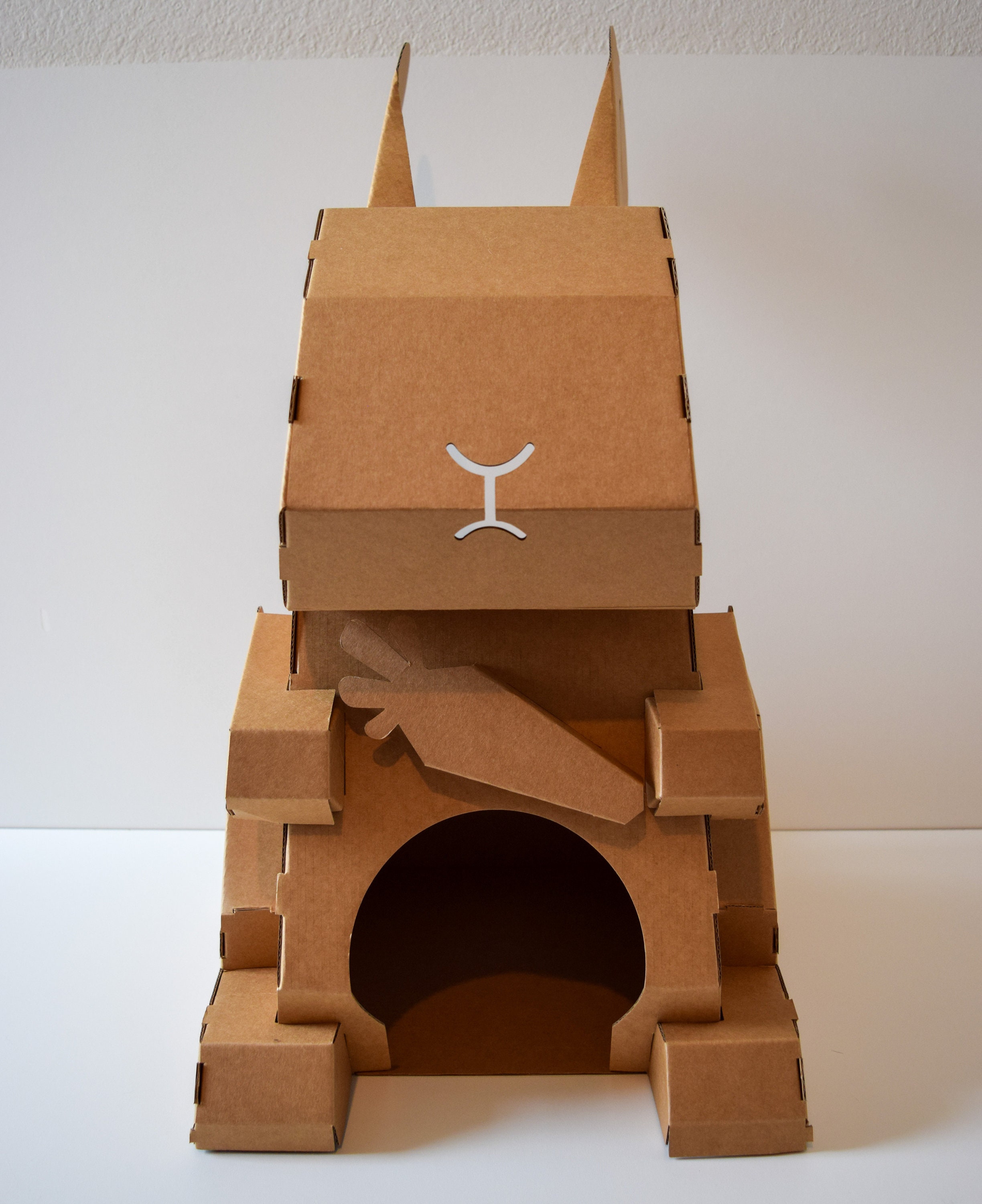 Gideon’s Hideout | Cardboard House for Rabbits | Hideout and Chew! - Etsy