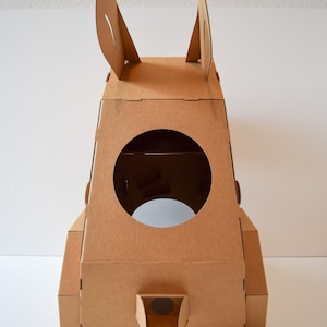 Gideon’s Hideout | Cardboard House for Rabbits | Hideout and Chew! - Etsy